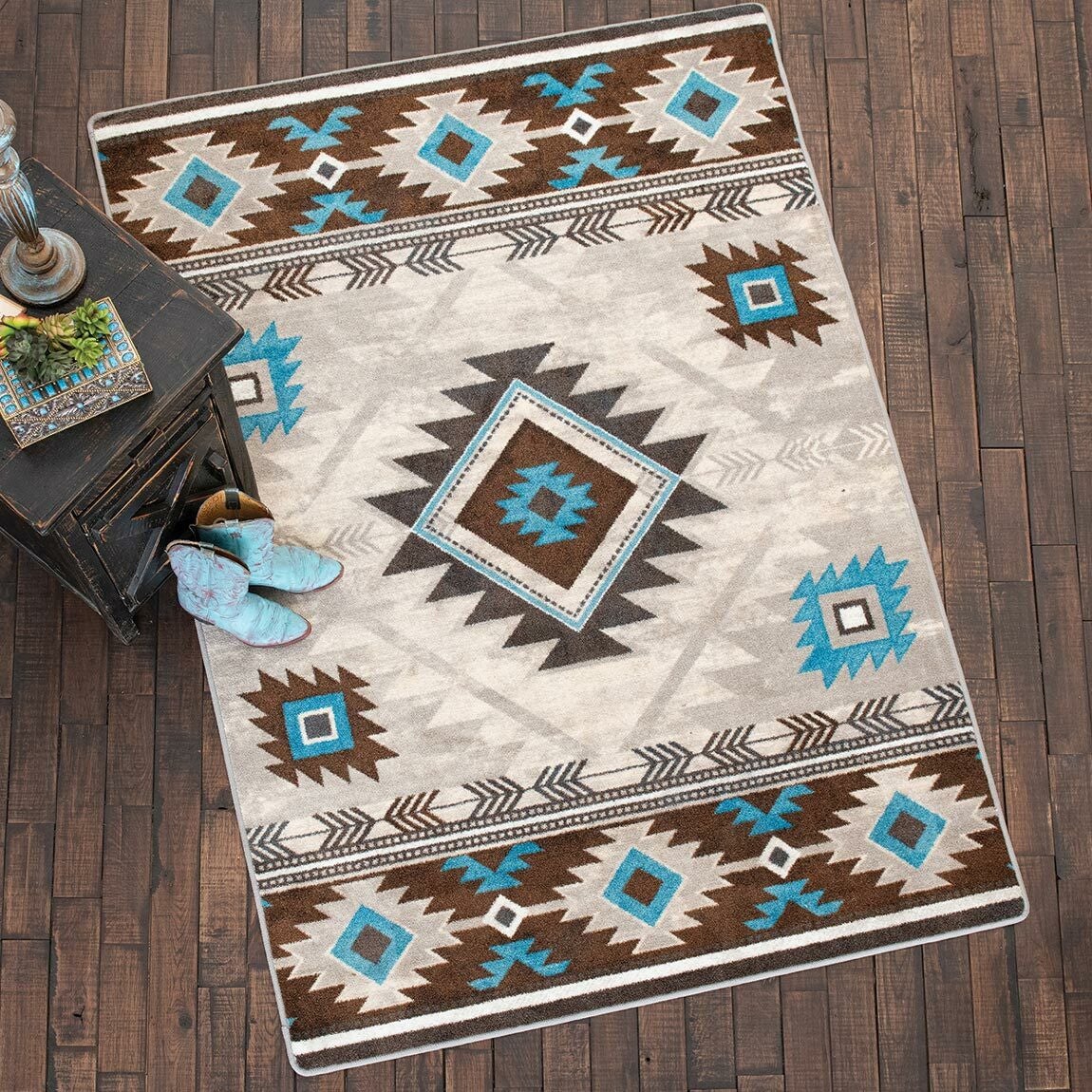 Whiskey River Glacier Rug Collection | Lone Star Western Decor
