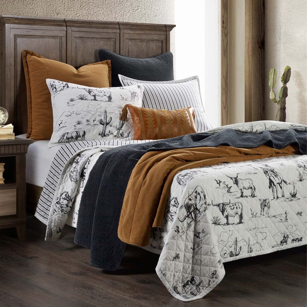 Rustic Ranch Reversible Bedding Collection | Lone Star Western Decor
