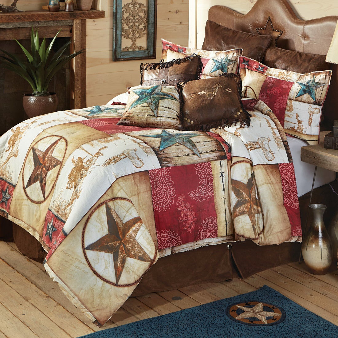 Cowboy Way Comforter - Queen | Lone Star Western Decor