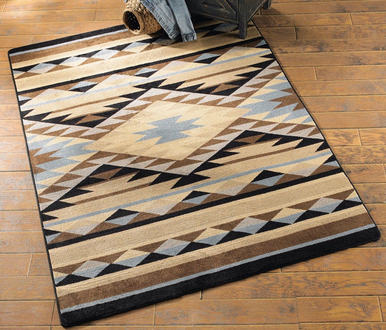 Southwest Rugs: Sallisaw Blue Southwestern Rug Collection|Lone Star ...
