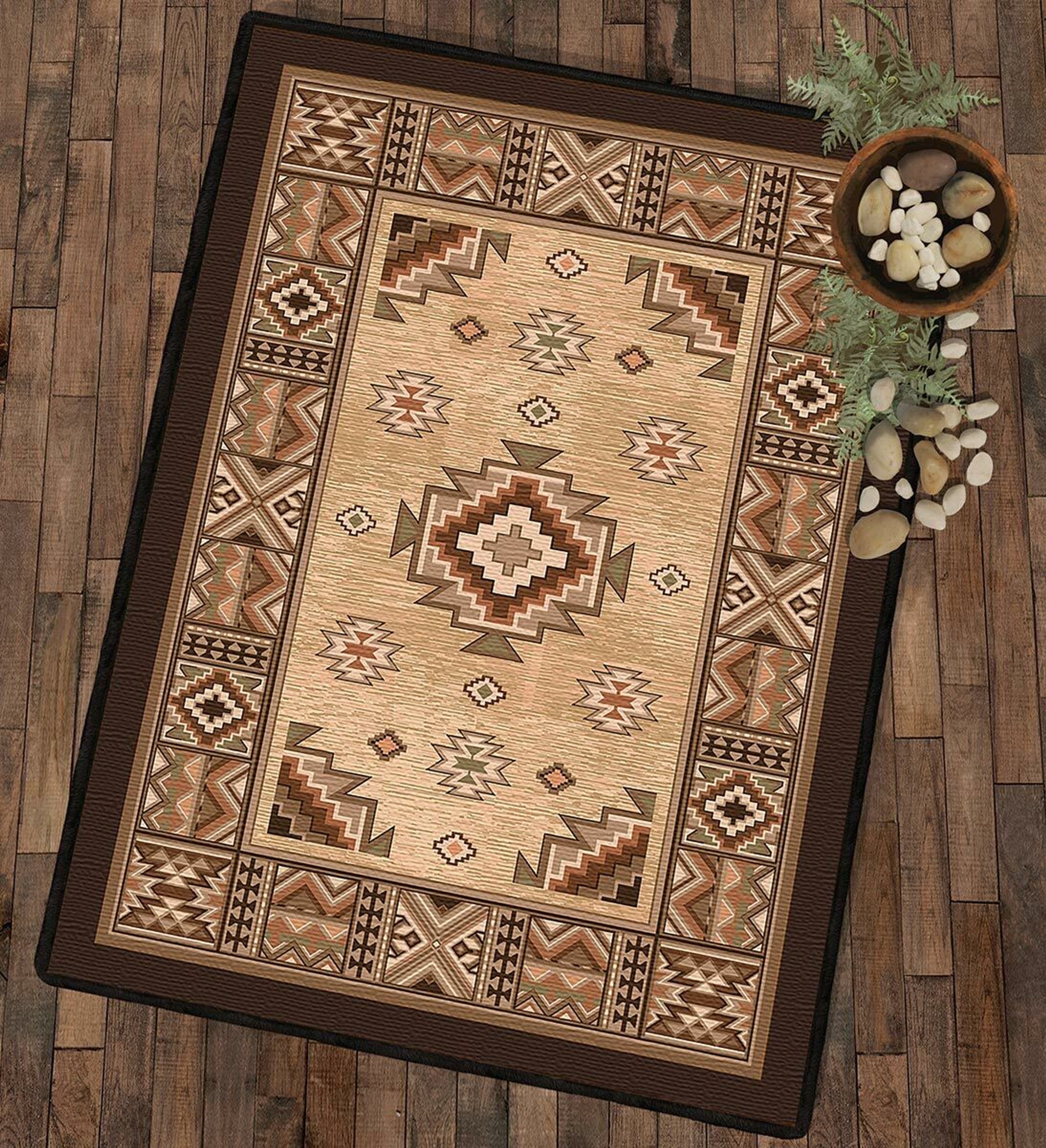 Sierra Canyon Tan Rug Collection | Lone Star Western Decor