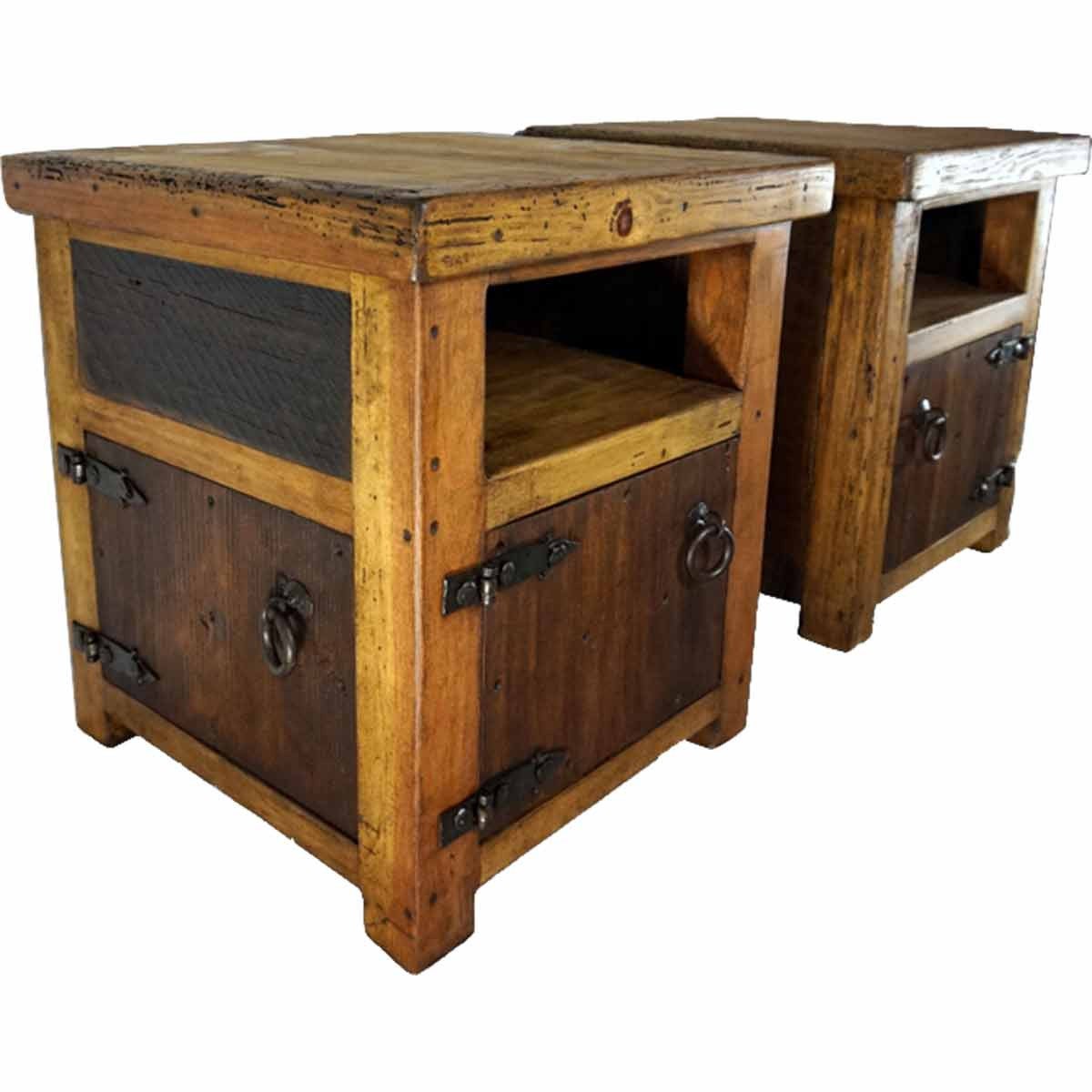 Rustic Tables: Winona Double Sided Table - Left | Lone Star Western Decor