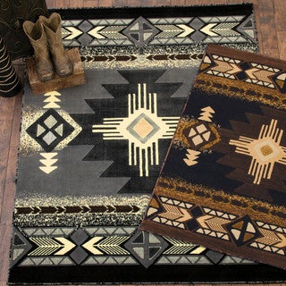 Four Winds Gray Rug - 8 x 10 | Lone Star Western Decor