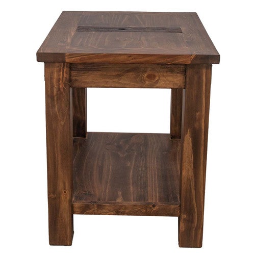 Lakeshore Walnut End Table | Lone Star Western Decor
