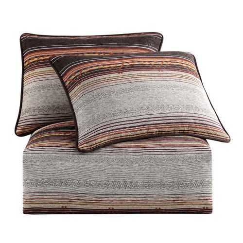Estes Chenille Copper Comforter Set - Super King | Lone Star Western Decor