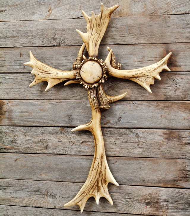 Western Crosses: Antler Cross | Lone Star Western Decor