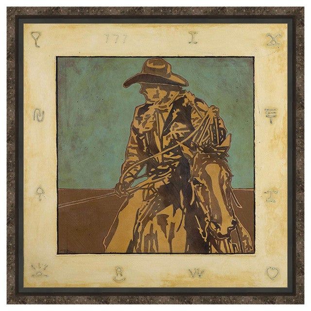 Not My First Rodeo Framed Canvas | Lone Star Western Decor