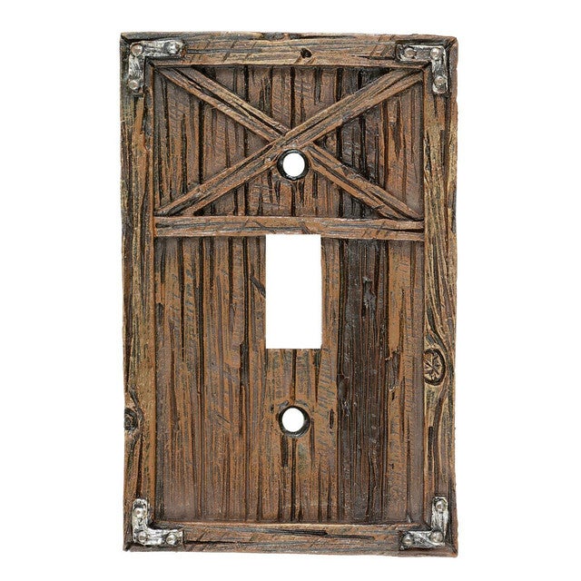 Rustic Barn Door Switch Covers | Lone Star Western Decor