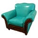 Turquoise Mountain Club Chair | Lone Star Western Decor