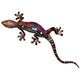 Rustic Metal Wall Art: Extra Extra Large Copper Dripped Gecko Metal ...