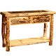 Aspen Sofa Table with Slate Top - Horse | Lone Star Western Decor