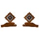 Diamond Copper Concho Tie Backs - Set of 2 | Lone Star Western Decor