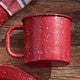 Lodge Red Mugs - Set of 4 | Lone Star Western Decor