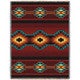 Southwest Geometric Deep Red Throw | Lone Star Western Decor