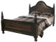 Spanish Bed - Queen - Posse on Back/Steer w-Brands Footboard | Lone ...