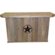 Rustic Tables: Star Outdoor Bar | Lone Star Western Decor