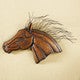 Wild Mane Horse Wall Sculpture | Lone Star Western Decor
