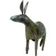Reclaimed Metal Donkey Sculpture | Lone Star Western Decor