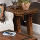 Sonoma Carved Wood Side Table | Lone Star Western Decor