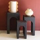 Arch Bottom Accent Tables - Set of 3 | Lone Star Western Decor