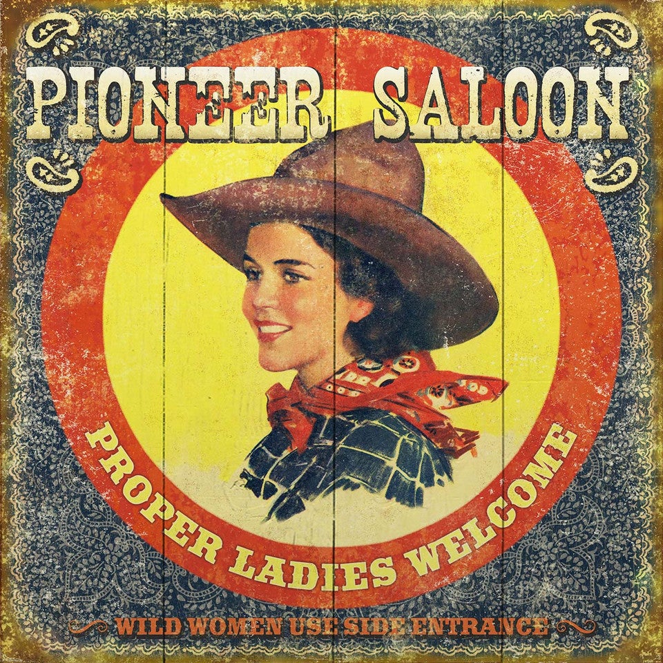 Proper Ladies Personalized Sign - 18 x 18 | Lone Star Western Decor