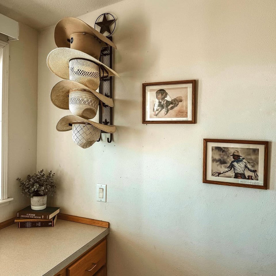 Lone Star Cowboy Hat Rack | Lone Star Western Decor