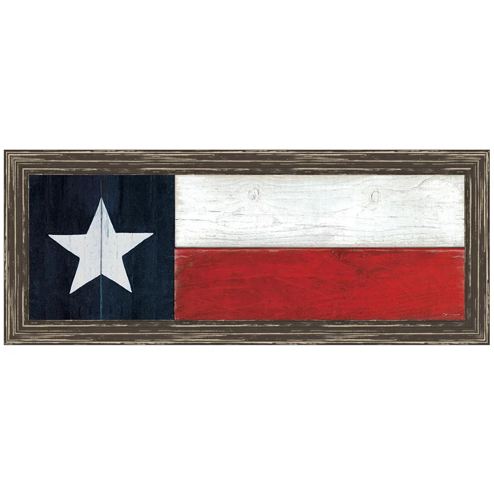 Wooden Texas Flag Wall Art | Lone Star Western Decor