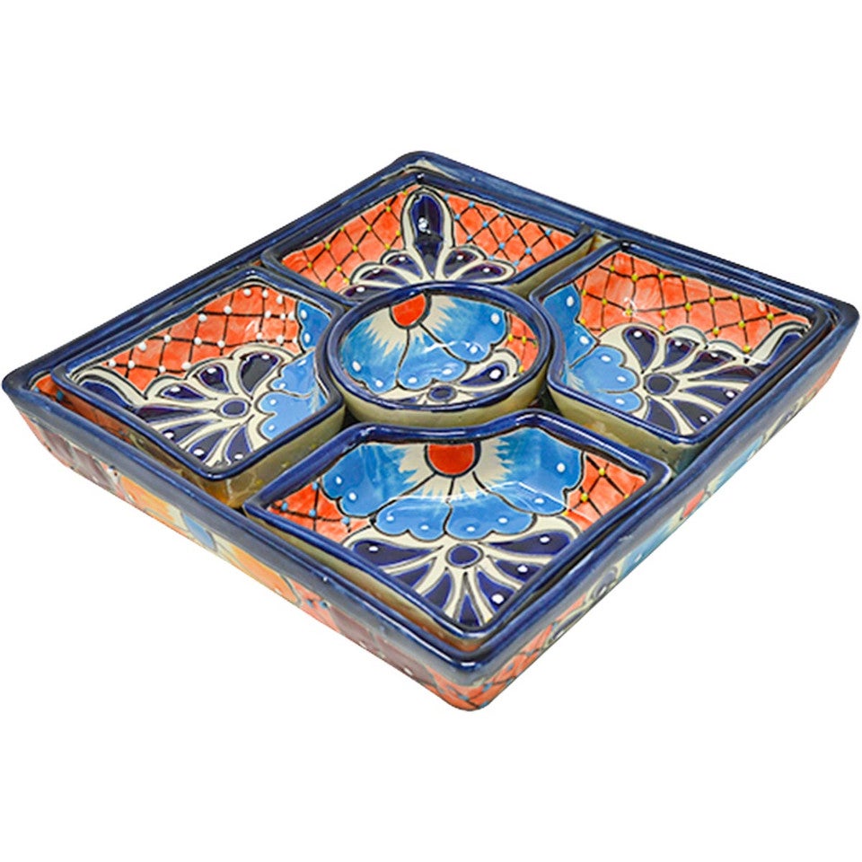 Square Ruidoso Chip & Dip Tray | Lone Star Western Decor