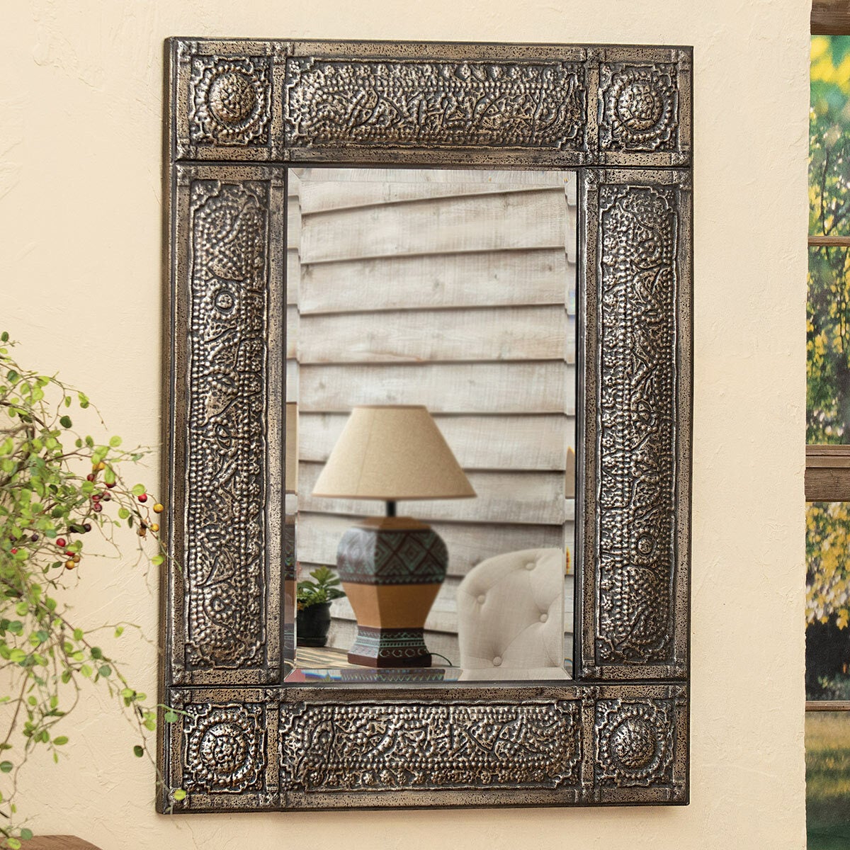 old wall mirror