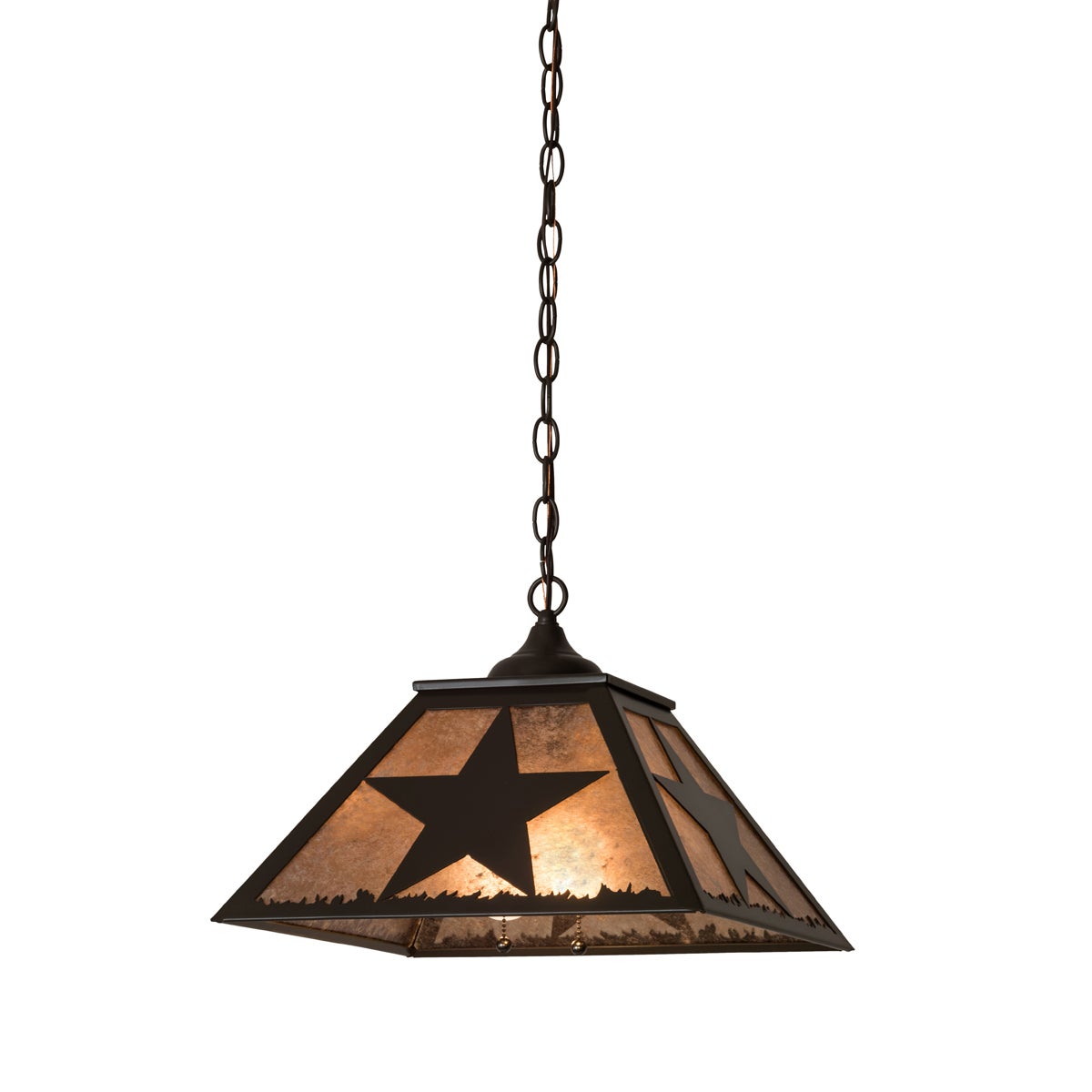 texas star ceiling light