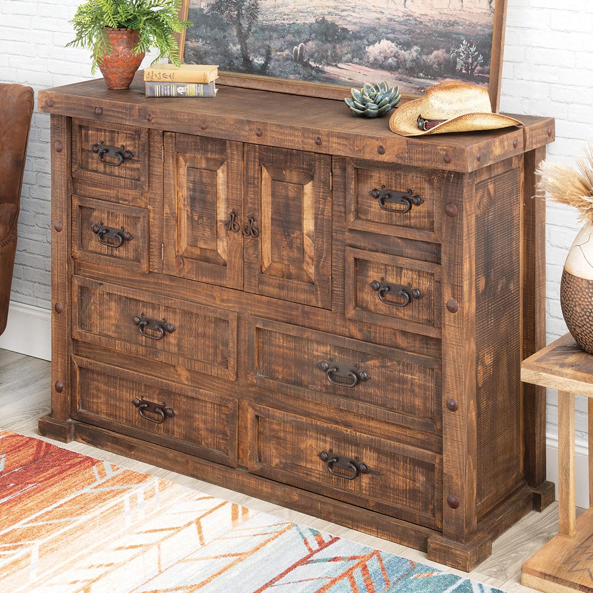 rustic bedroom drawers