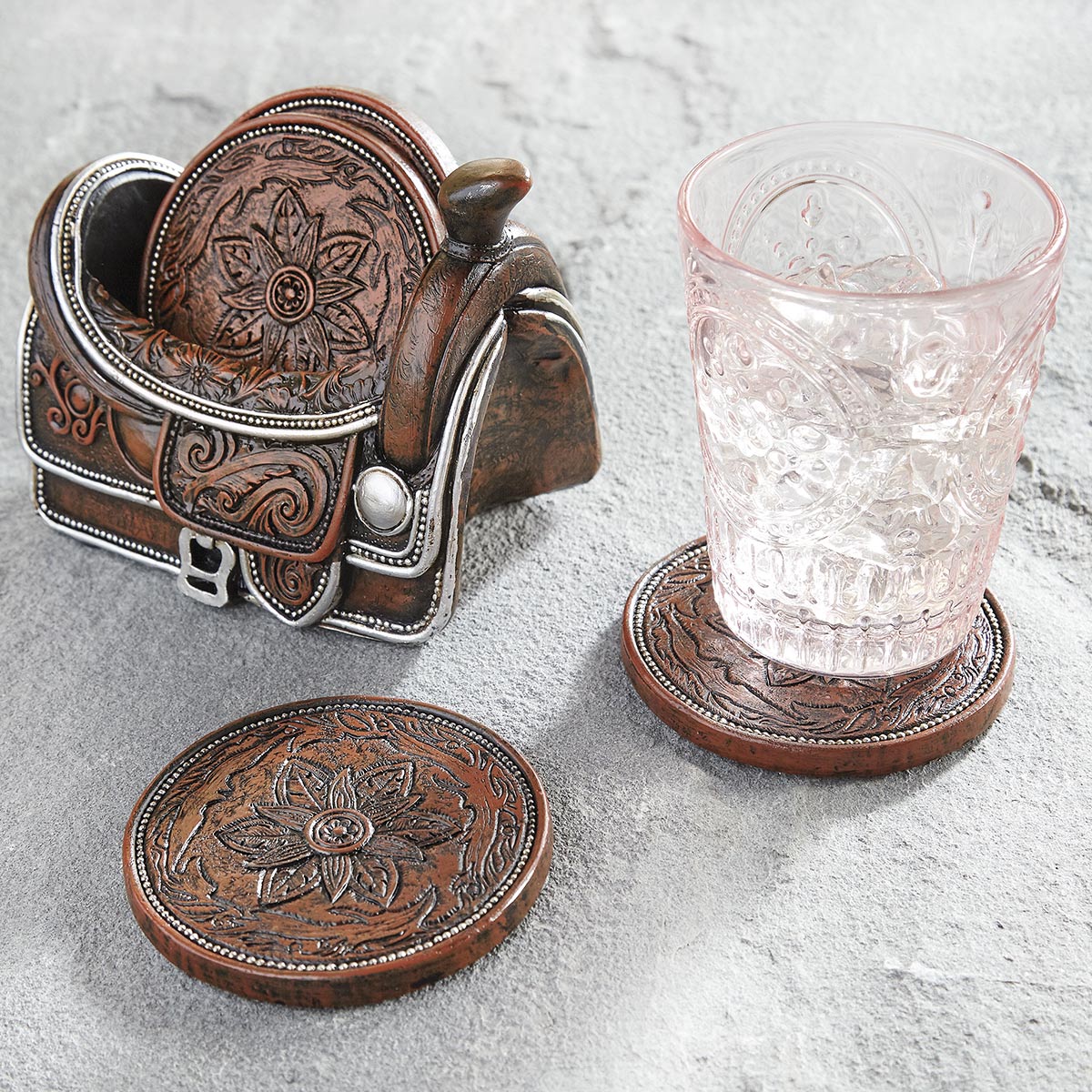 coaster sets with holder