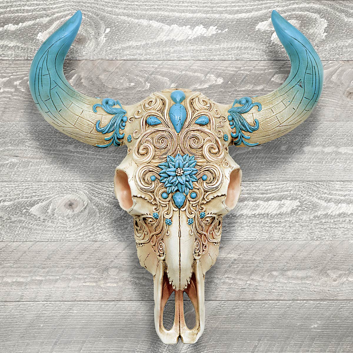 bison skull wall mount